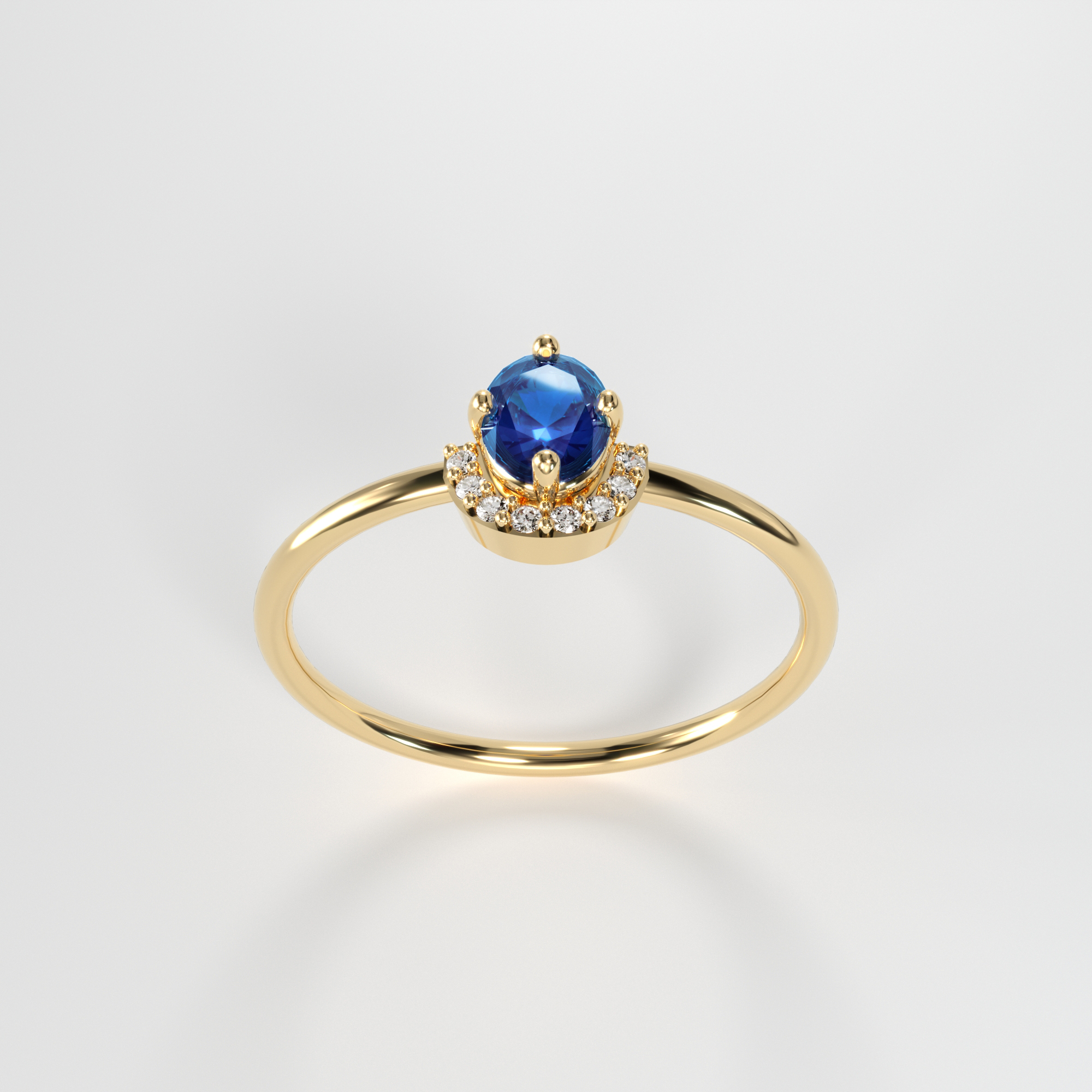 Oval Sapphire Ring Nadia Zachou Fine Jewellery Creations